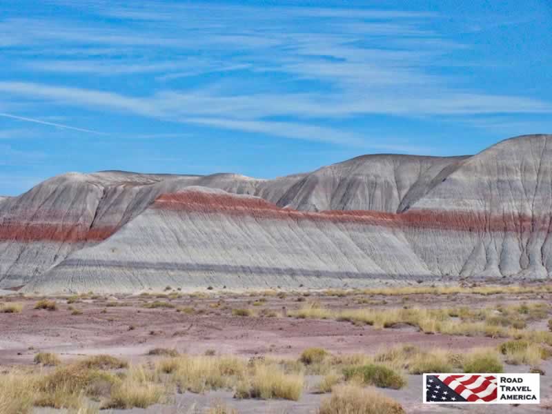 Touring the Petrified Forest National Park along Historic Route 66 in ...