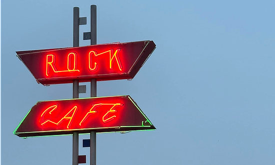 Rock Cafe on Route 66 in Stroud Oklahoma, location, map, photos and history